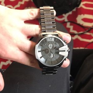 Diesel | Accessories | Silver Diesel Bar Watch | Poshmark